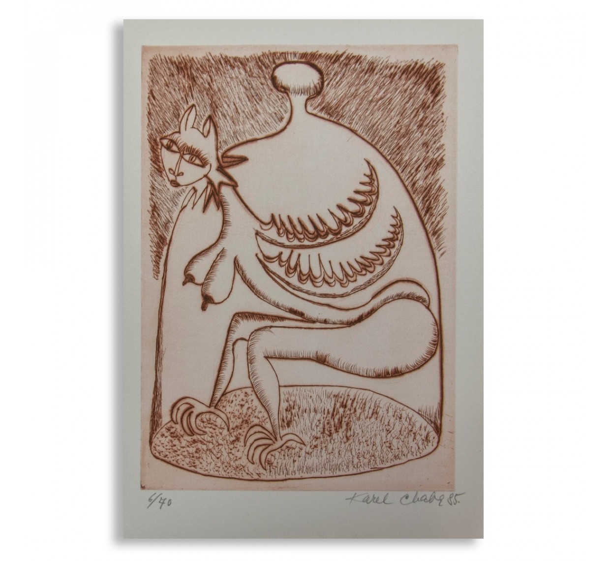 Karel Chaba | Úplně nahý anděl | MutualArt