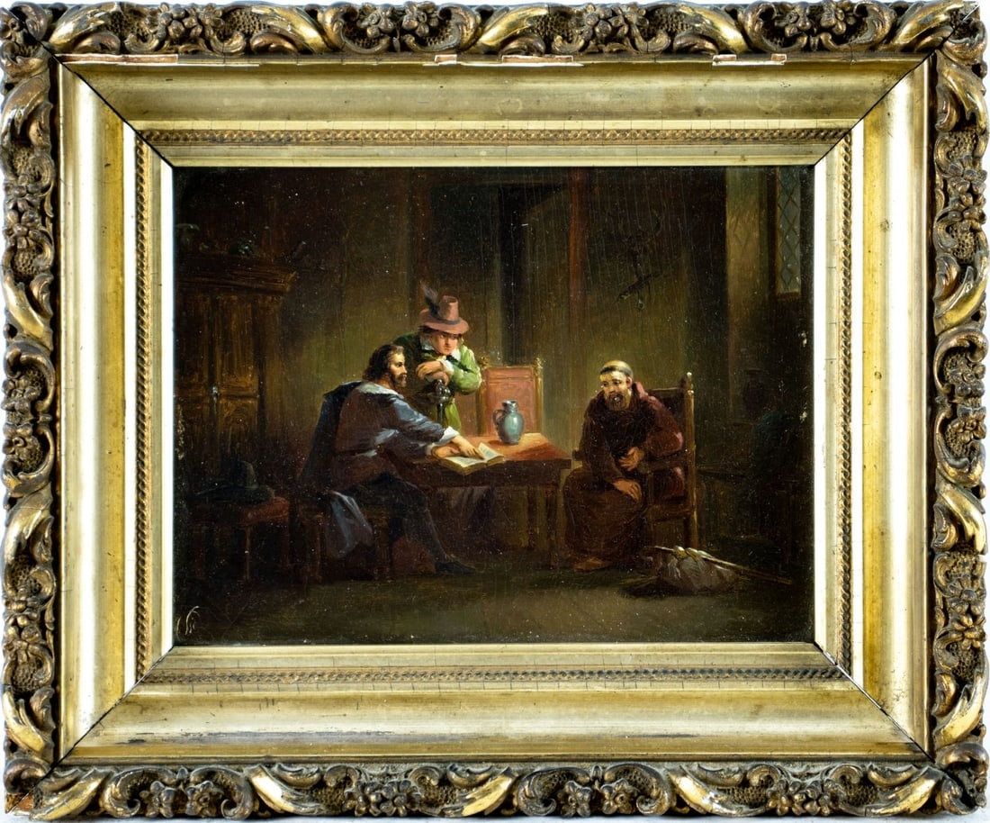 European School, 20th Century | Antique early 20C European oil painting ...