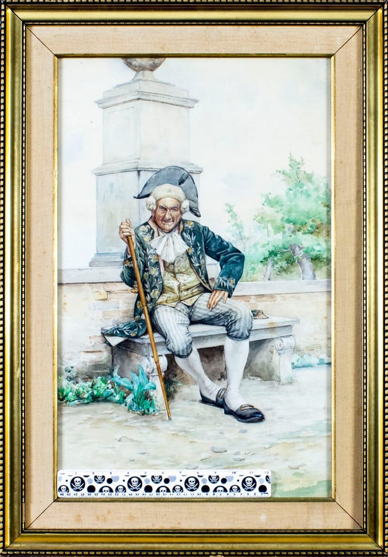 Federico Andreotti | Federico Andreotti (Italy,1847-1930) watercolor ...