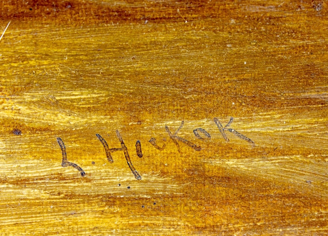 L. Hickok | L Hickok (US,19C) oil painting antique | MutualArt