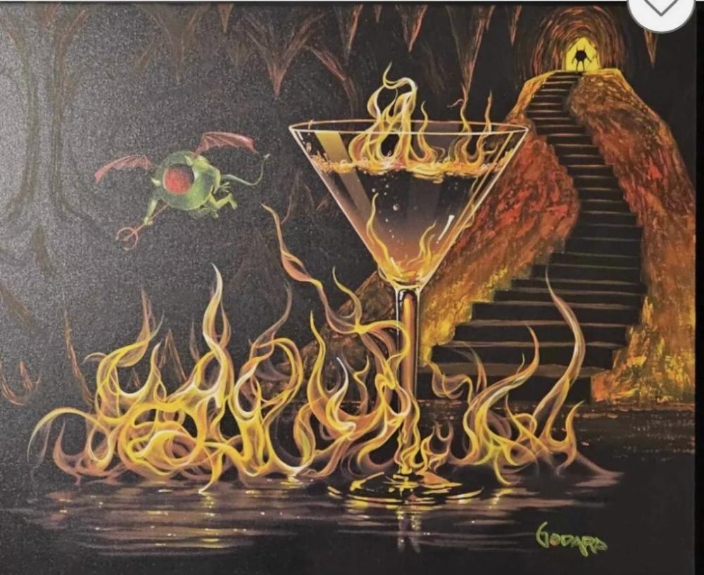 Michael Godard | Stairway to Hell (2018) | MutualArt