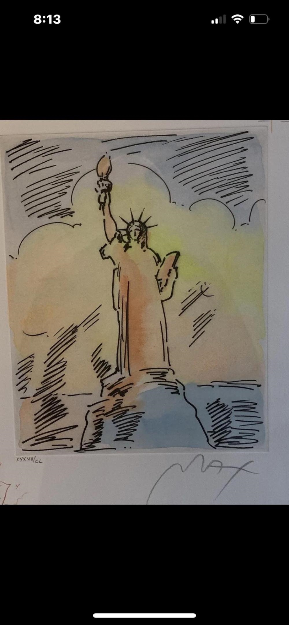 Peter Max | Statue of Liberty | MutualArt