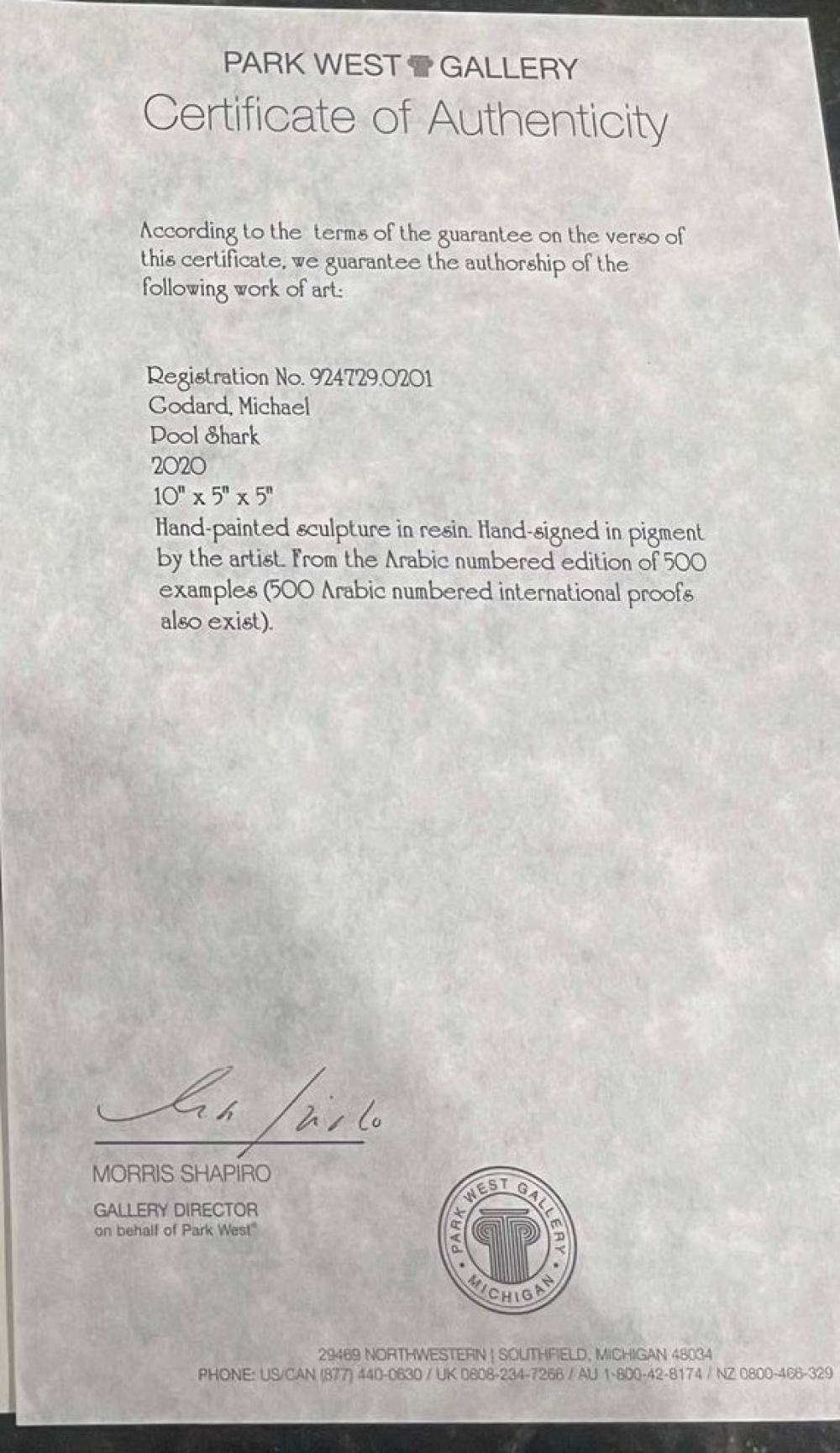 Michael Godard | Michael Godard Pool Shark (2020) | MutualArt