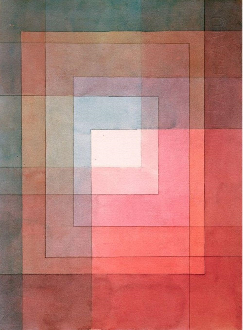 Paul Klee | White Framed Polyphonically (1930) | MutualArt