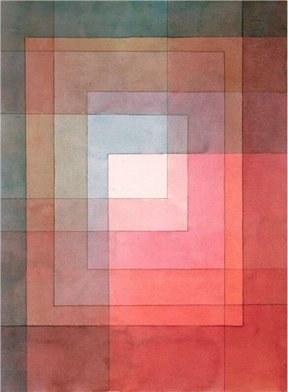 Paul Klee | White Framed Polyphonically (1930) | MutualArt