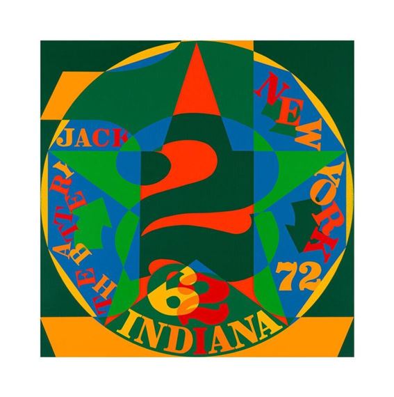 Robert Indiana | Decade: Autoportrait (1962) | MutualArt