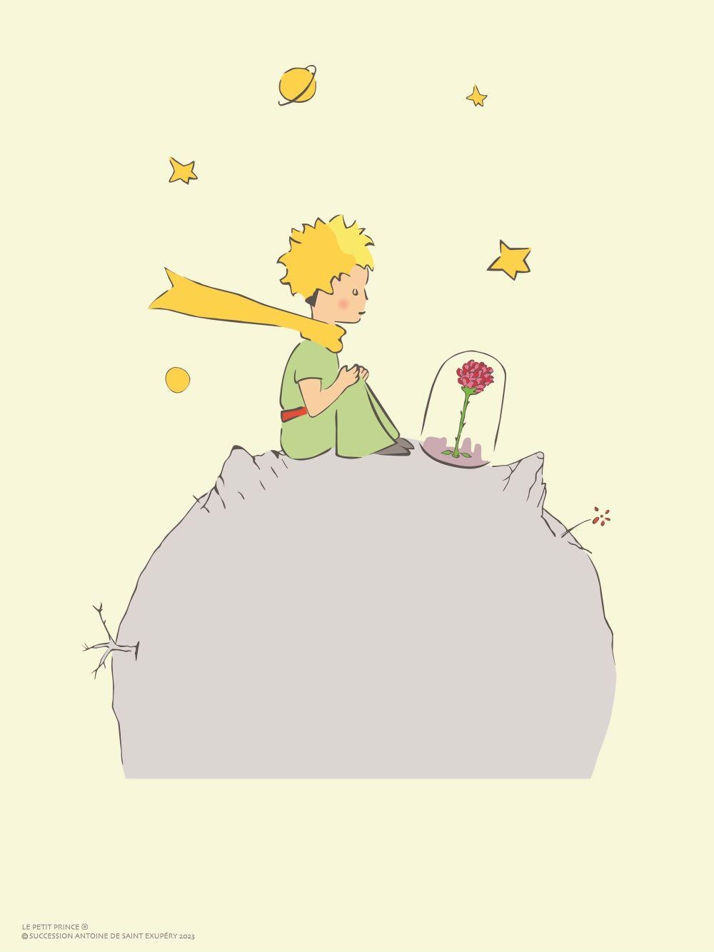 Antoine de Saint-Exupéry | Le Petit Prince et la rose | MutualArt