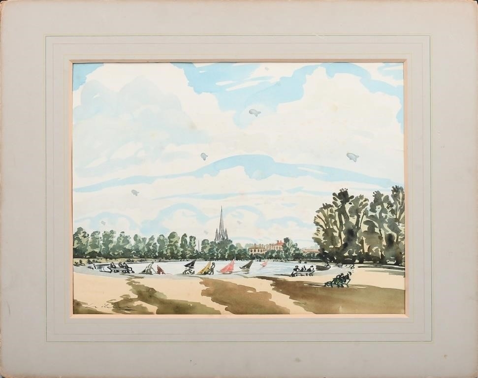 Stanley Reginald Wilson | THREE STANLEY WILSON WATERCOLOR PAINTINGS (37 ...