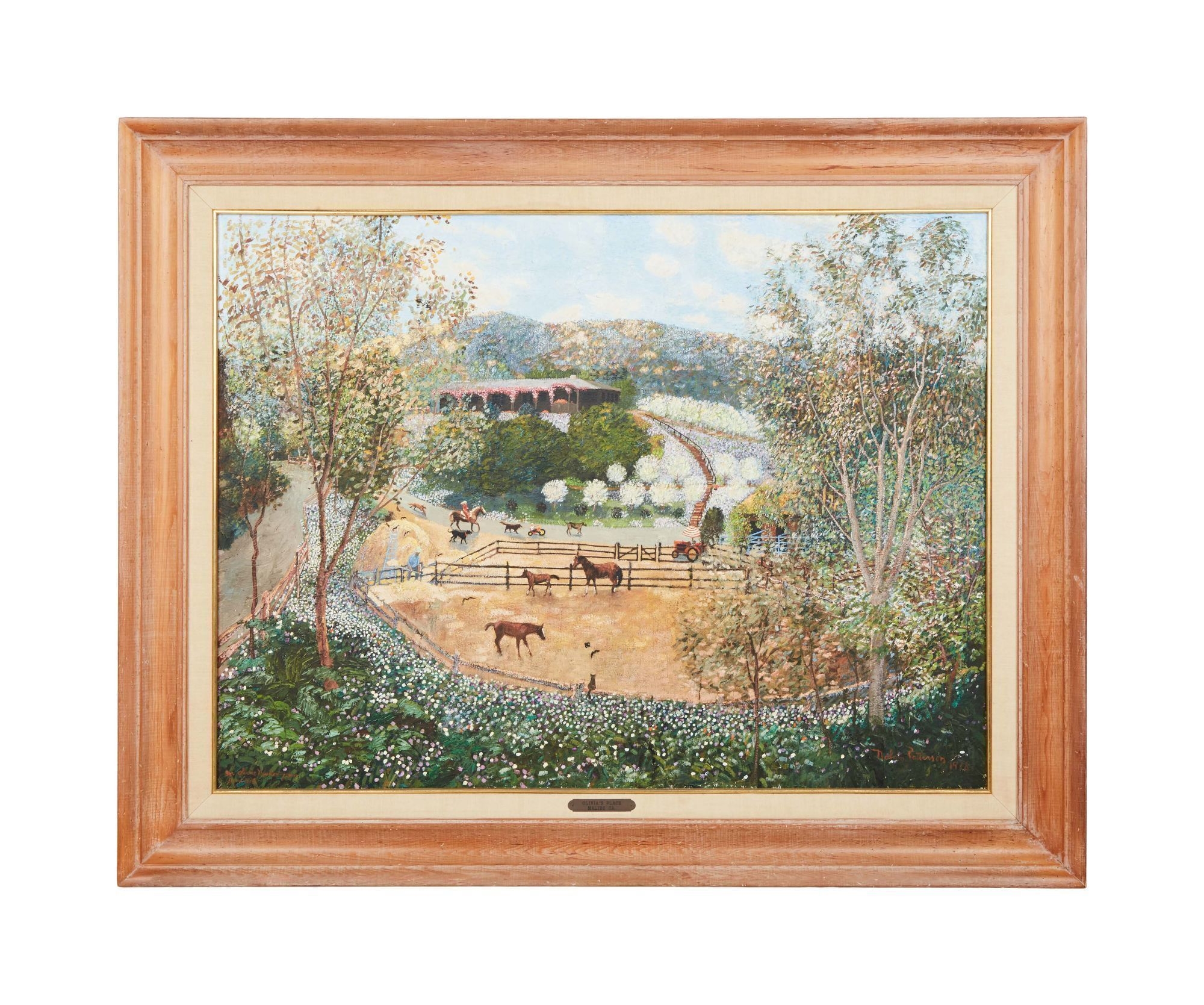 NOLAN PATTERSON | The star riding a horse at her Malibu ranch (1978 ...