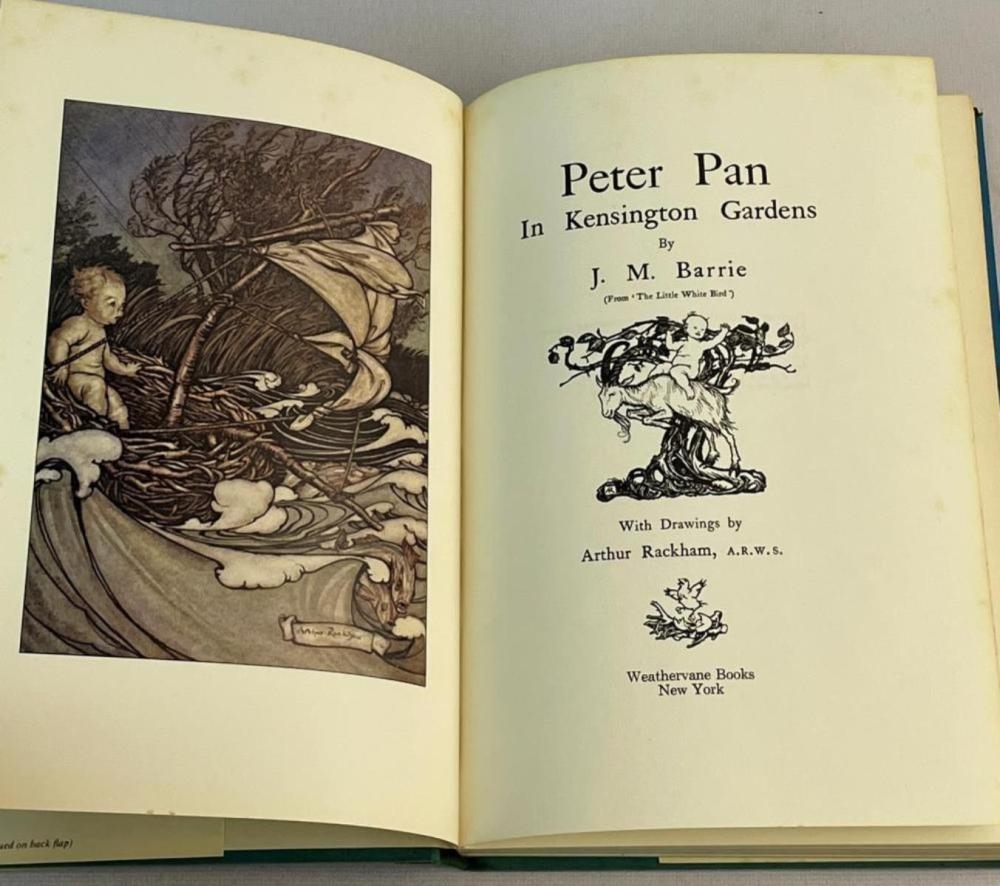 Arthur Rackham | 1975 Peter Pan in Kensington Gardens by J.M. Barrie w ...