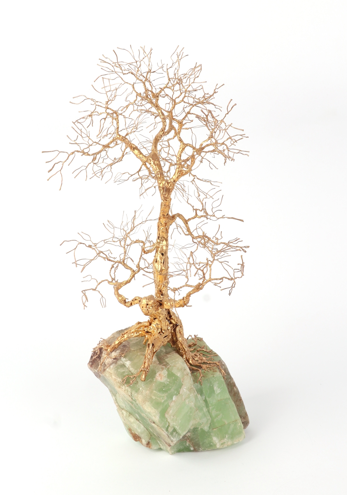 Patrick Drinkwater | A golden tree sculpture (2016) | MutualArt