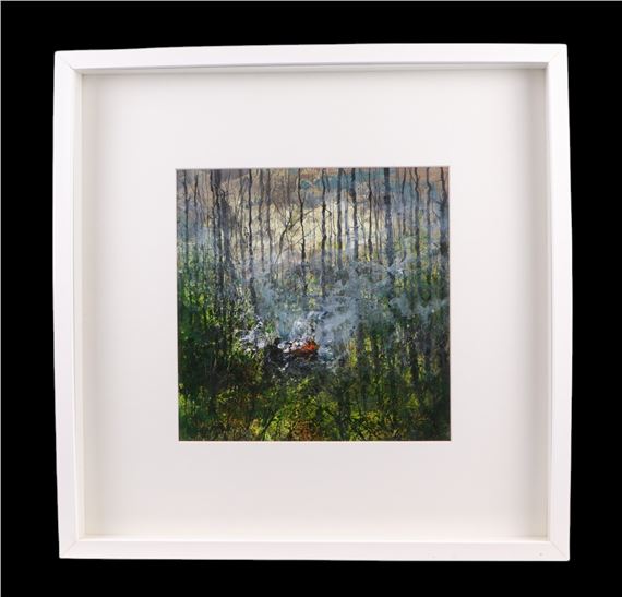Tim Mullins | Bonfire in the Woods | MutualArt