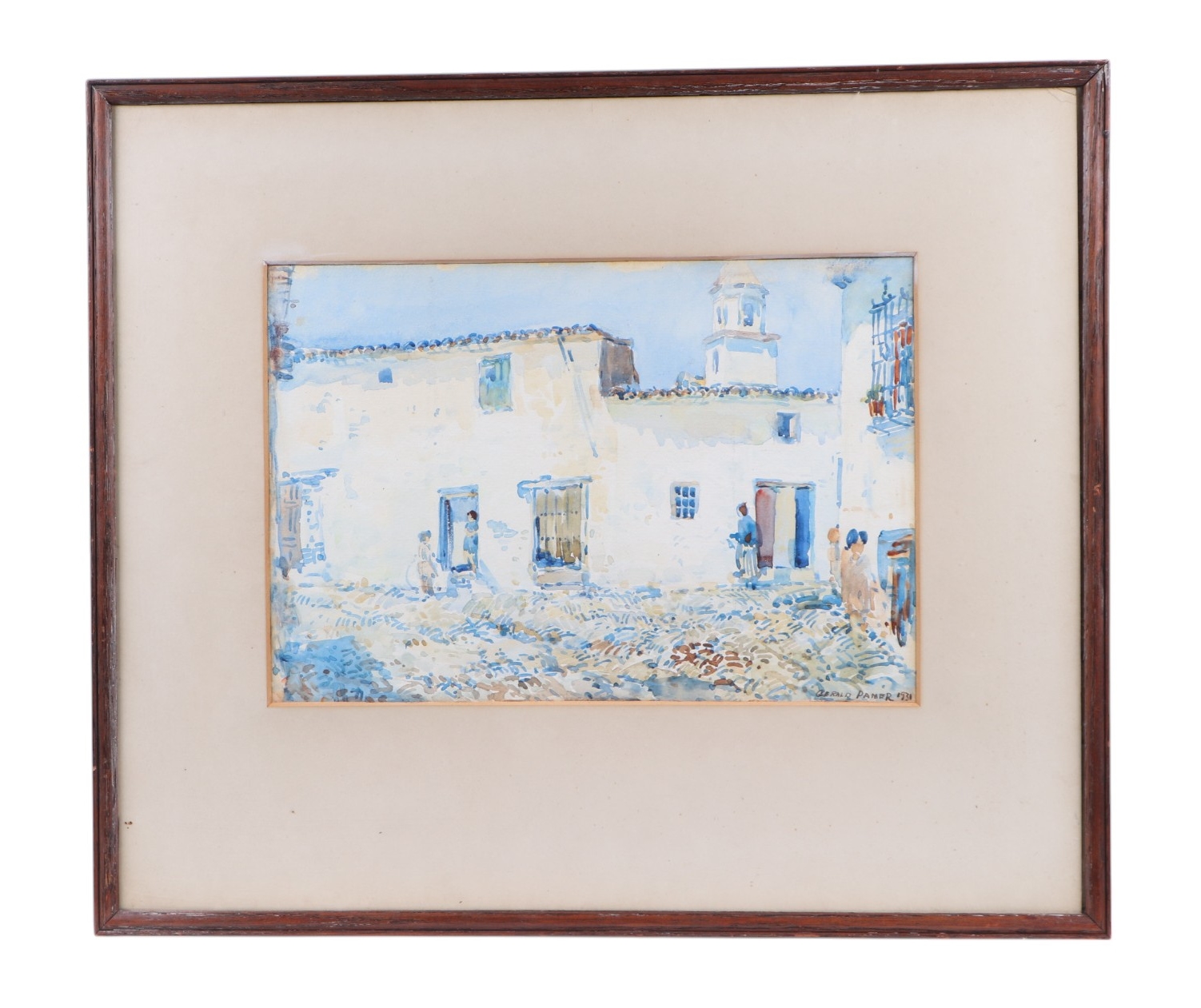 Gerald Palmer | Street Scene Near Ronda (1931) | MutualArt