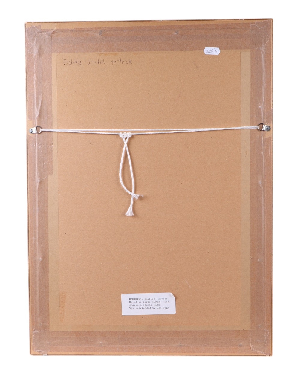 Archibald Standish Hartrick | A Young Lady with Wind Swept Hair Sitting ...