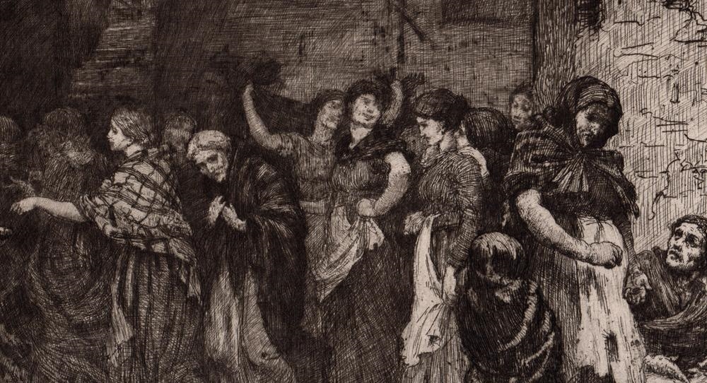 George Percy Jacomb-Hood | George Percy Jacomb-Hood Pay-day in a Cotton ...