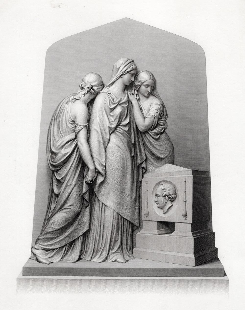 John Henry Foley | John Henry FOLEY 1800s Engraving The Tomb Revisited ...