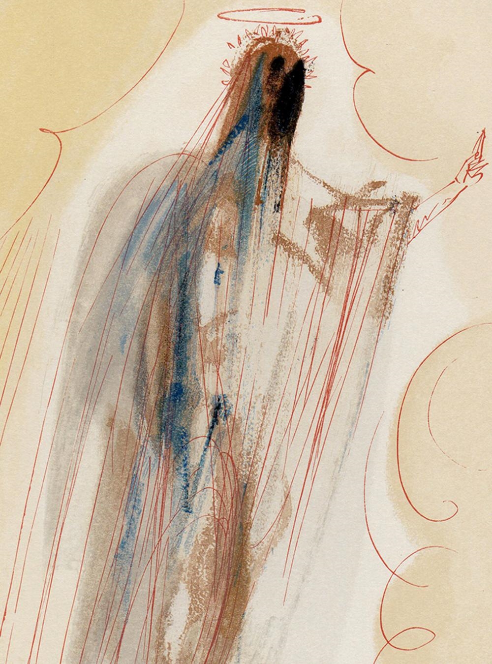 Salvador Dalí | 1960 Salvador Dali Creation Angels Woodcut | MutualArt