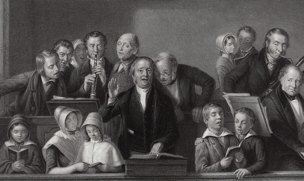 Thomas Webster | Thomas Webster 1867 engraving The Village Choir signed ...