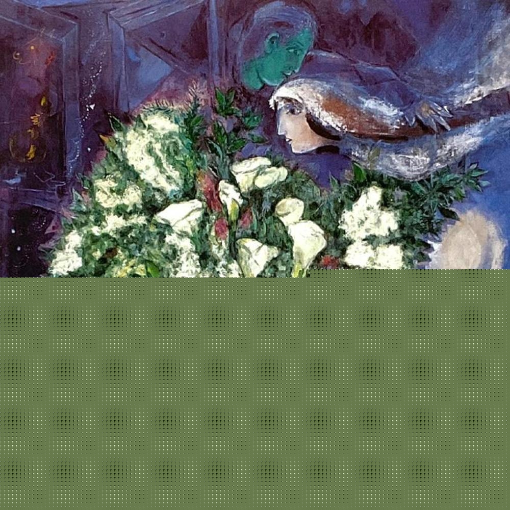 Marc Chagall | Marc Chagall (1887-1985), Bouquet with Flying Lover ...