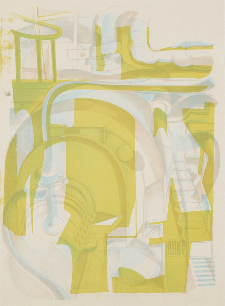 Louise Henderson | On Southern Cross Engine Room (1956) | MutualArt