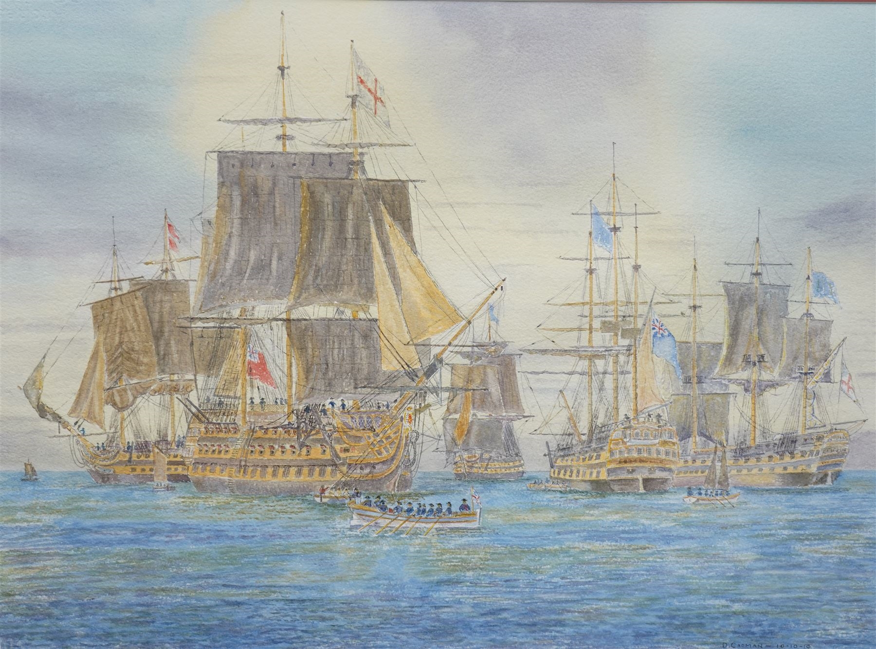 David Cadman | 'Nelson's Flagships' | MutualArt