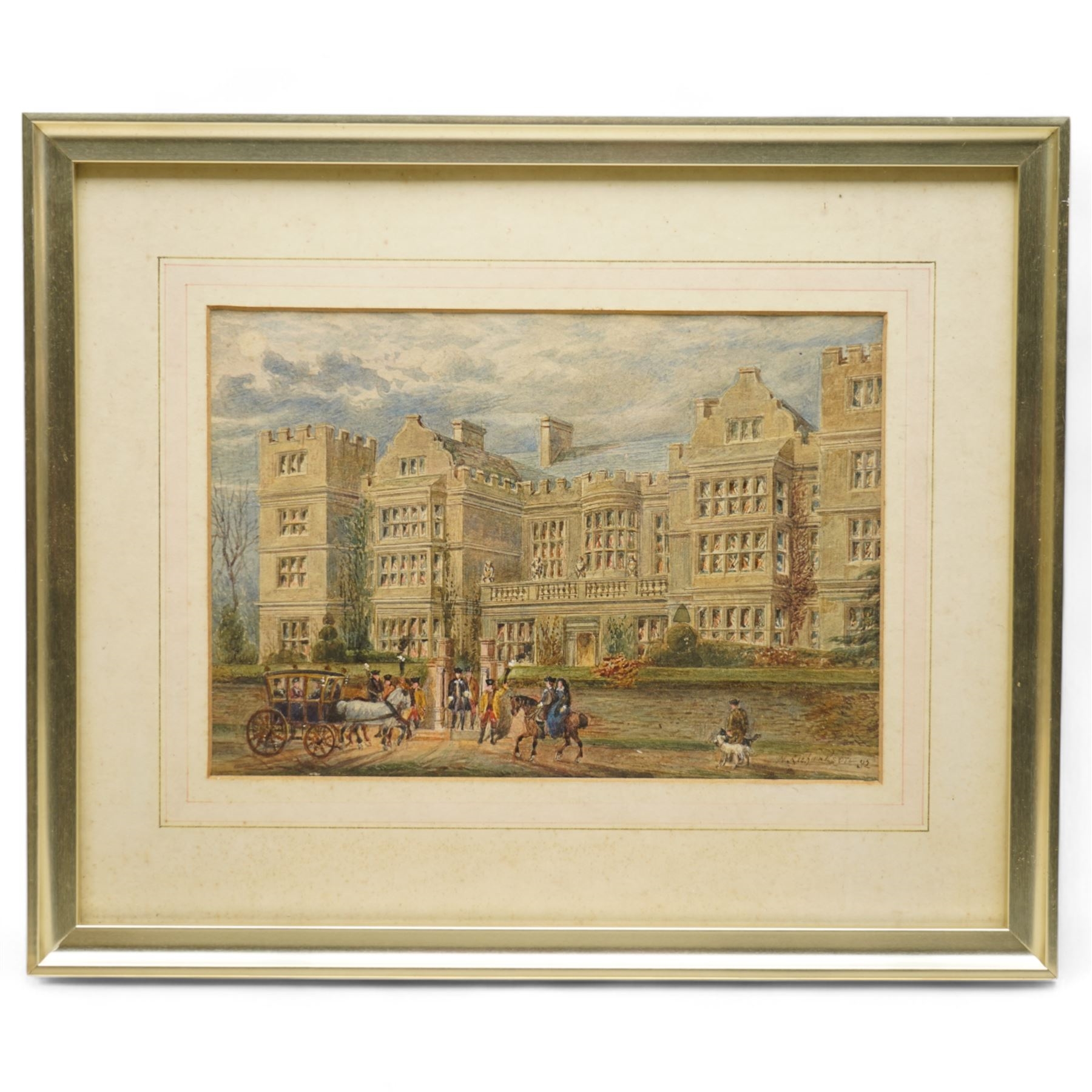 William Richardson | Coach and Guards Outside Fountains Hall - Ripon ...