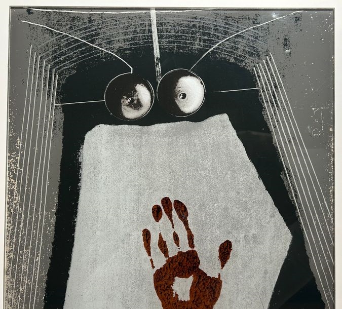 Man Ray | Portrait with Handprint (1966) | MutualArt