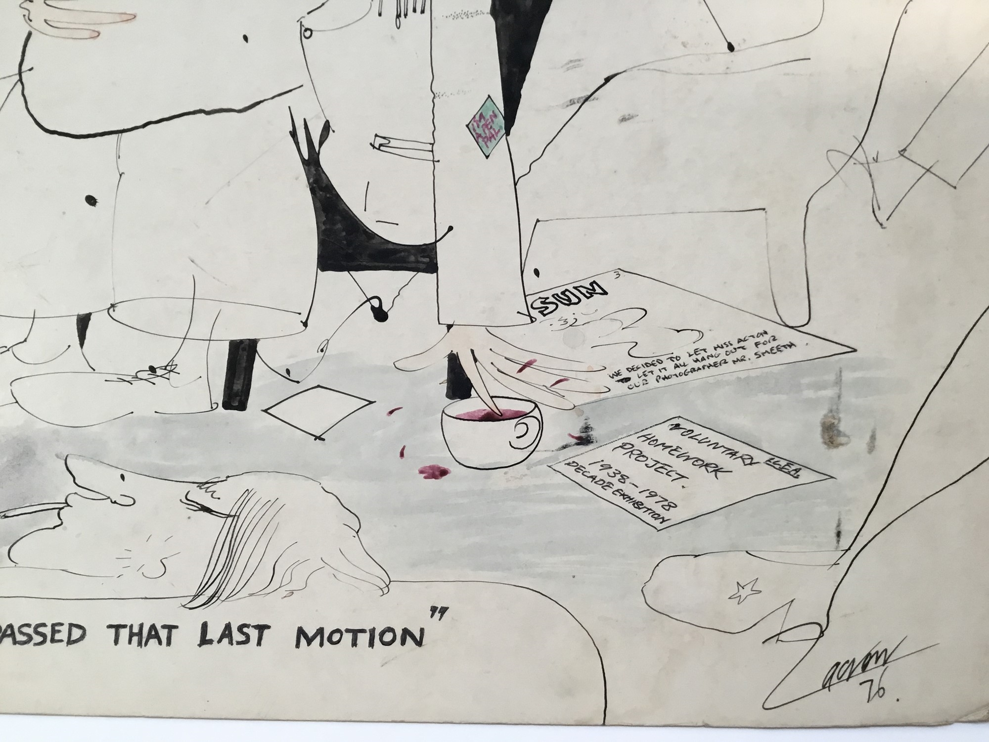 Richard Drew | 'Who passed that last motion' (76) | MutualArt
