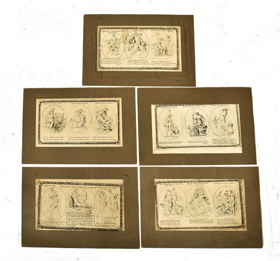 John Blundell | SET OF FIVE 18TH CENTURY MYTHOLOGICAL ENGRAVINGS ...