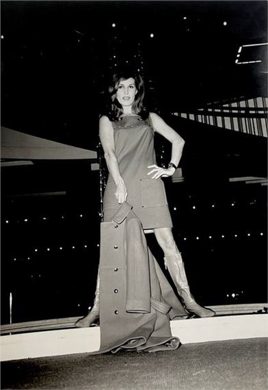 Angelo Frontoni | Full-length portrait of Dalida (1967) | MutualArt