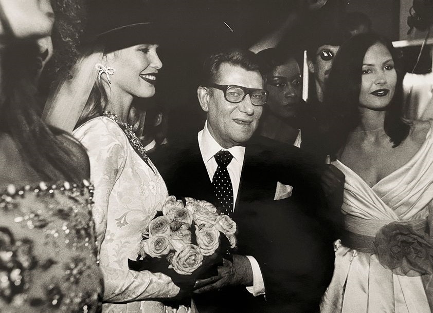 Alexandra Boulat | Yves Saint Laurent and his models after the ...