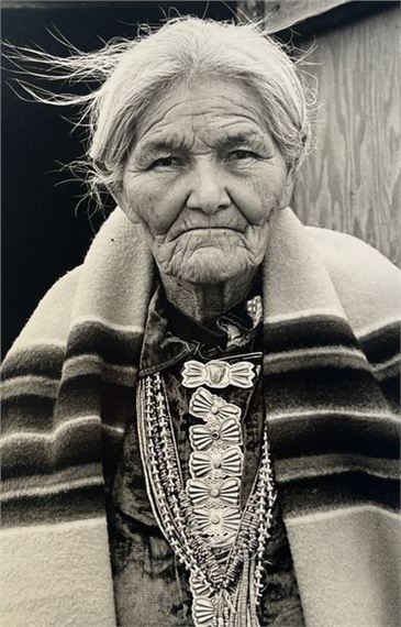 John Running | Portrait of a Navajo Woman (1978) | MutualArt