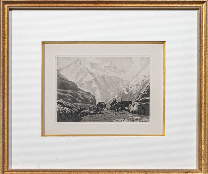 Joanny Drevet | Le Rif du Sap - Préclot Two etchings signed | MutualArt