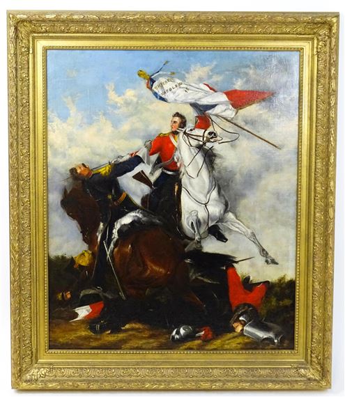 Richard Ansdell | Fight for the Standard | MutualArt