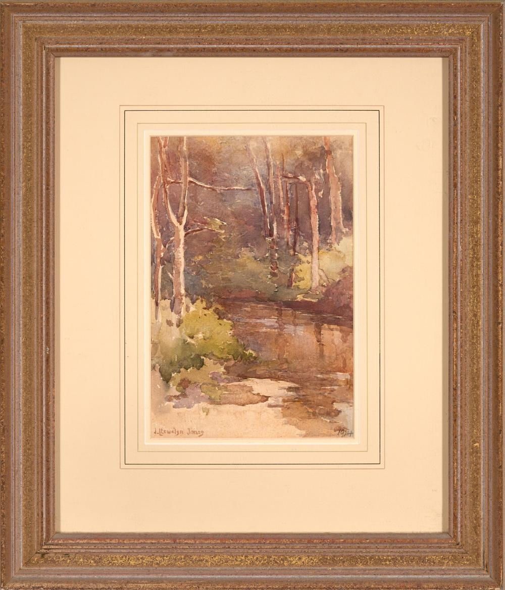 J. Llewellyn Jones | River Scene (1924) | MutualArt