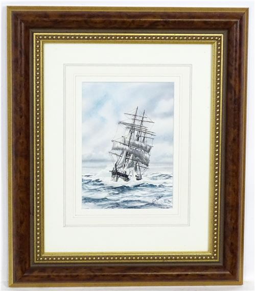 Chris Williams | A clipper ship at sea | MutualArt