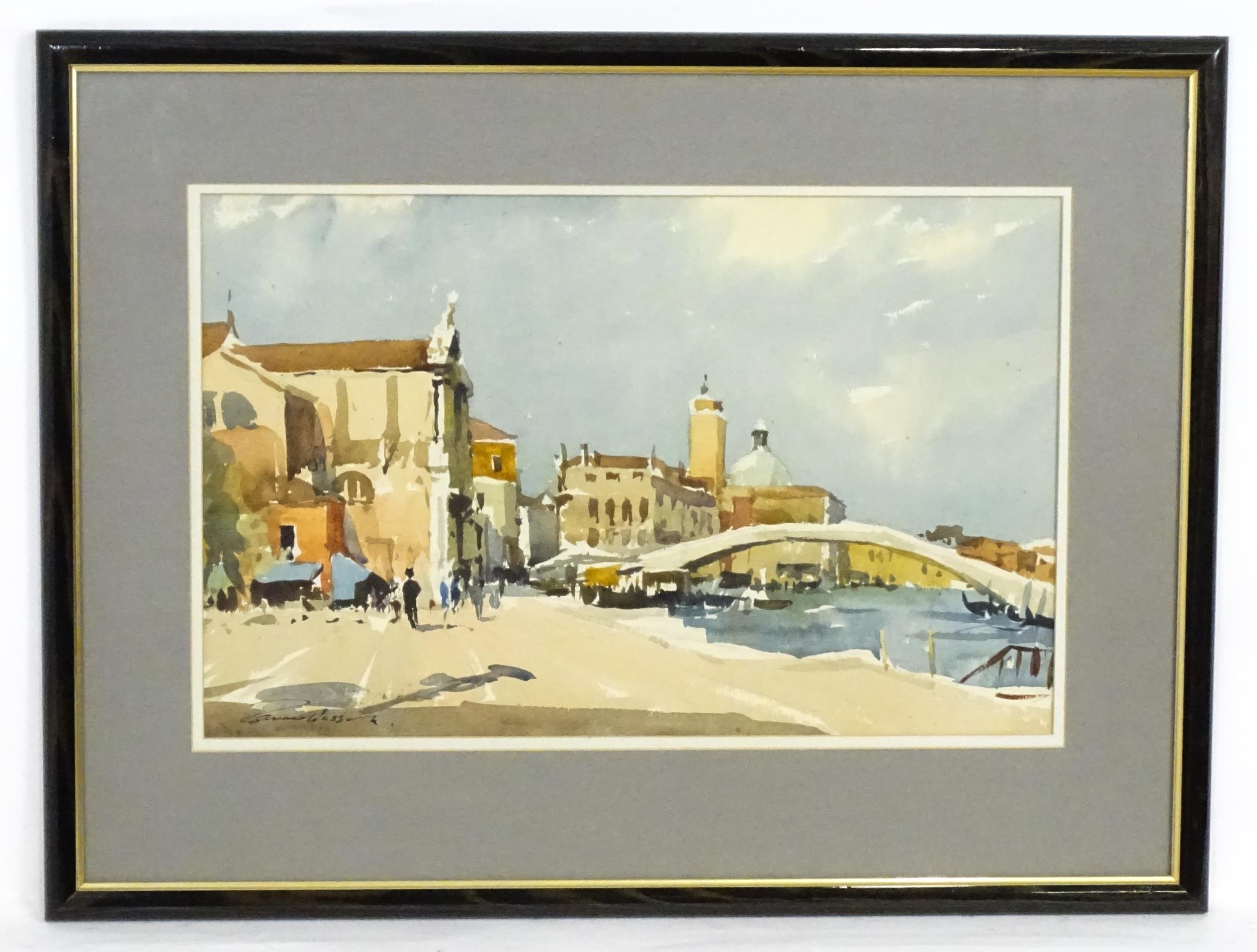 Edward Wesson | A Venetian Canal | MutualArt