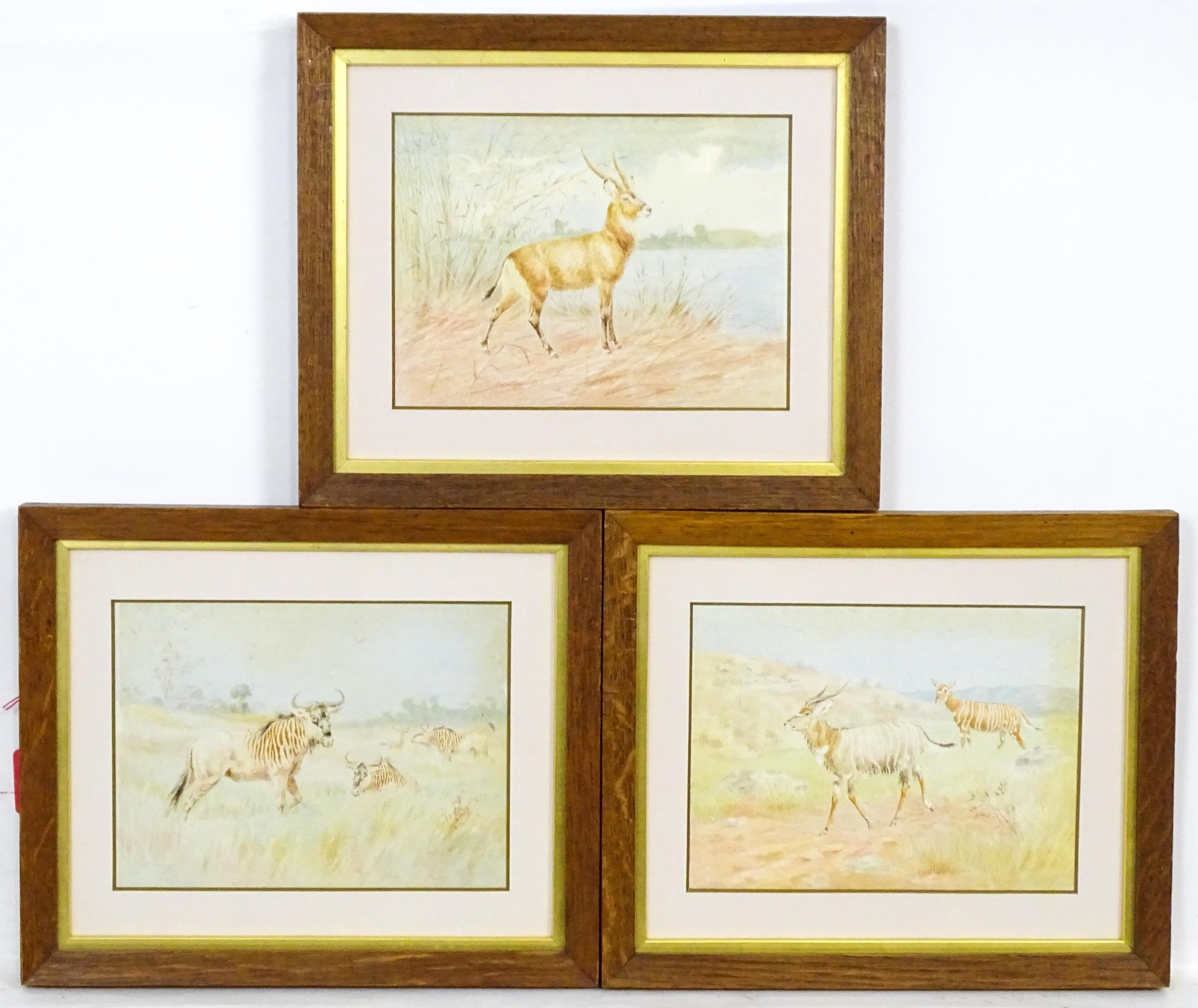 William Samuel Howitt | Three studies of animals in landscapes (Early ...