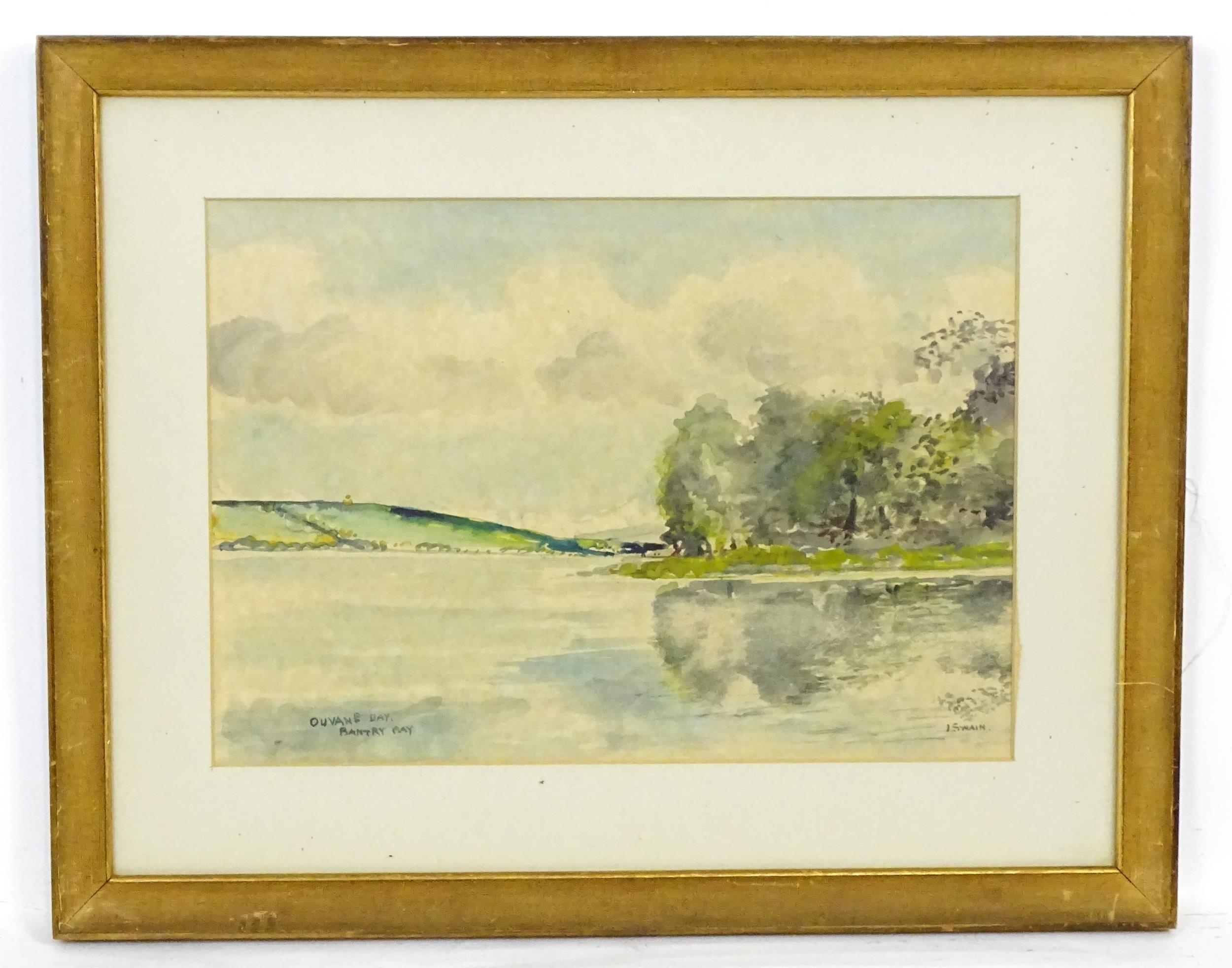 Isaac Swain | An Irish scene depicting Ouvane Bay, Bantry Bay, Ireland ...