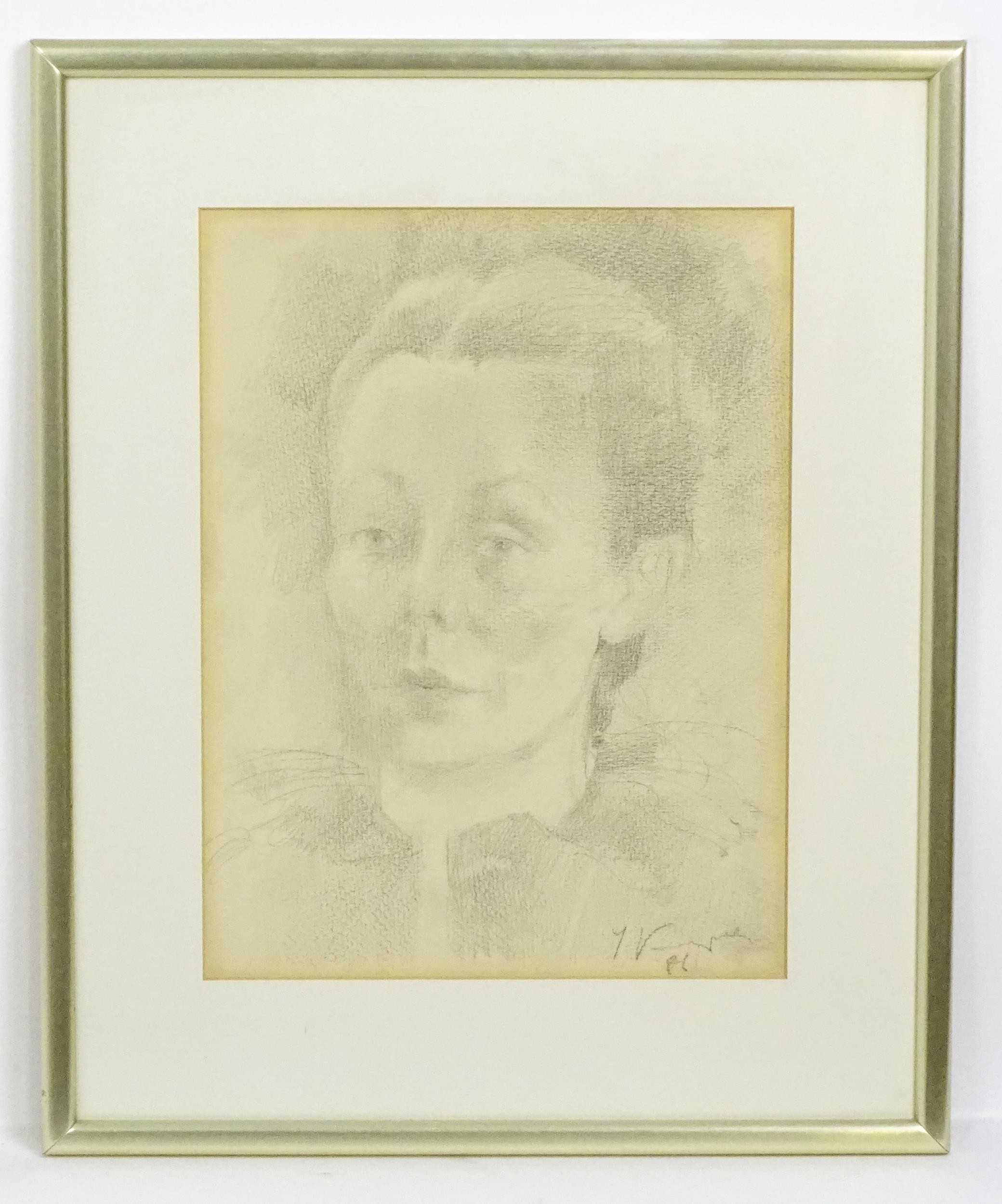 Yuri Kuper | A portrait study of the head of a woman | MutualArt