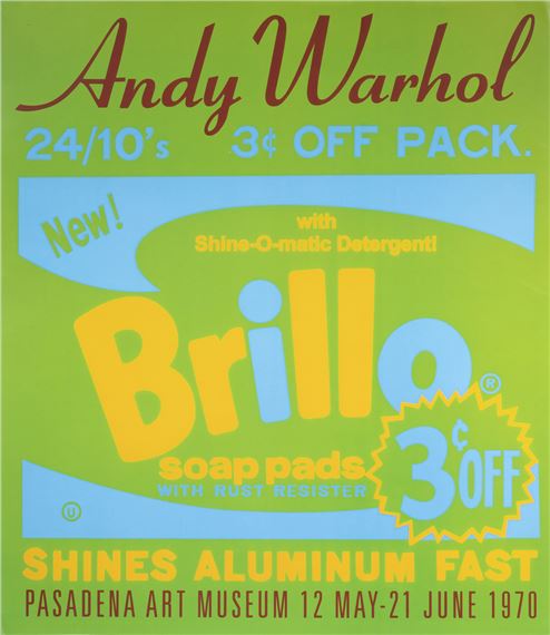 Andy Warhol | Pasadena Art Museum/Brillo Poster (1970) | MutualArt