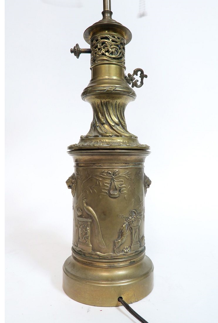 Ferdinand Barbedienne | 19th C French Ferdinand Barbedienne Bronze Lamp ...