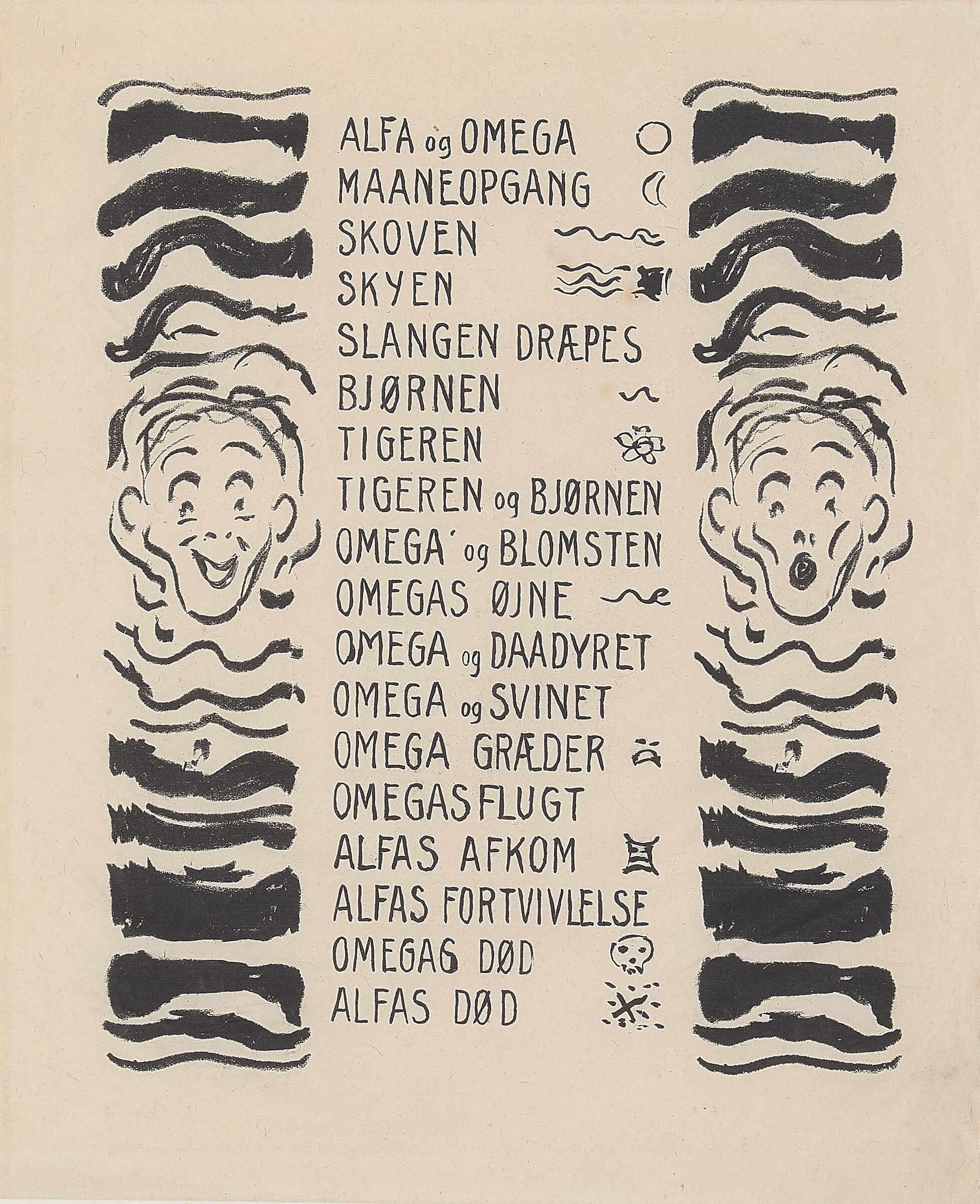 Edvard Munch | Alfa og Omega - Innholdsfortegnelse | MutualArt