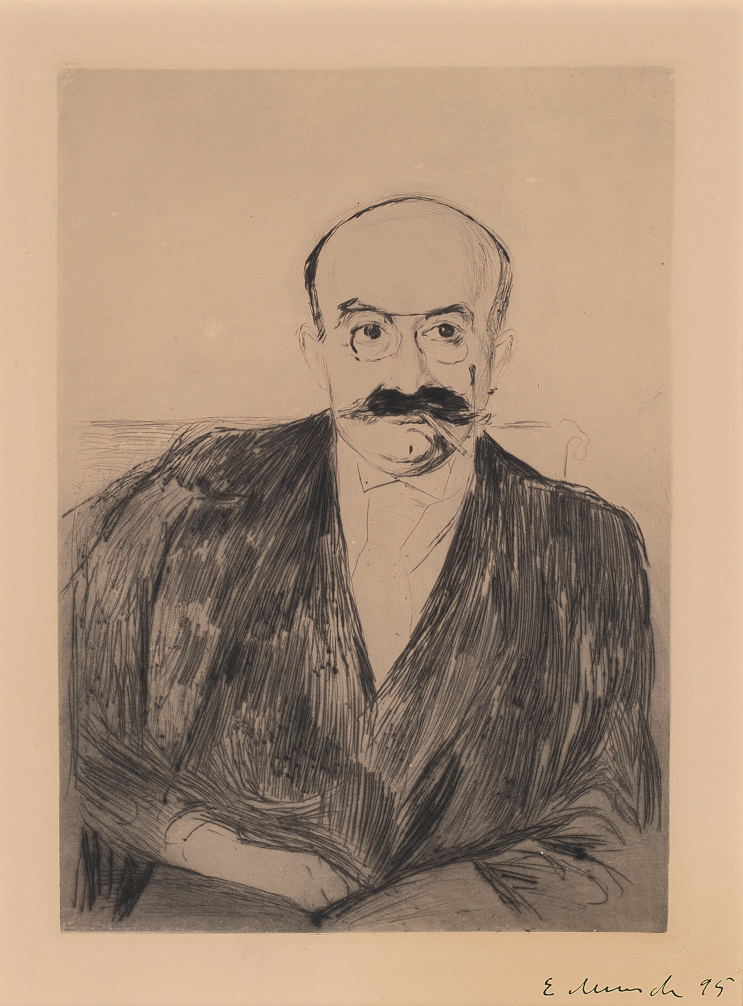 Edvard Munch | Dr. Max Asch (1895) | MutualArt