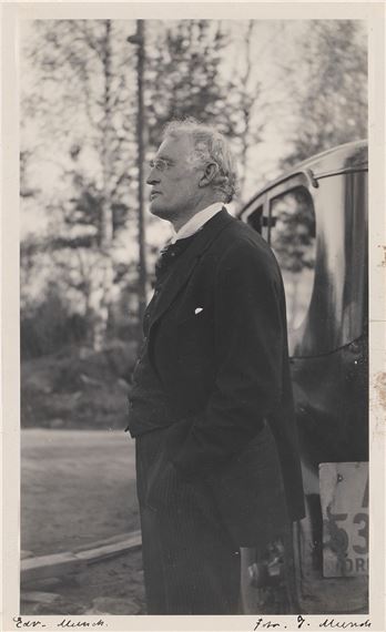 Inger Marie Munch | Edvard Munch på Nordstrandshøgda (1929) | MutualArt