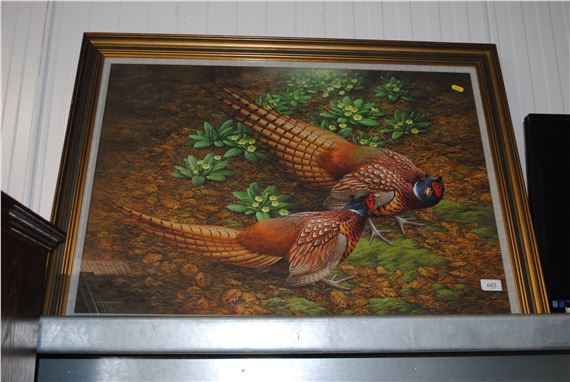 Raymond C. Watson | Raymond Watson, watercolour study of cock pheasant ...