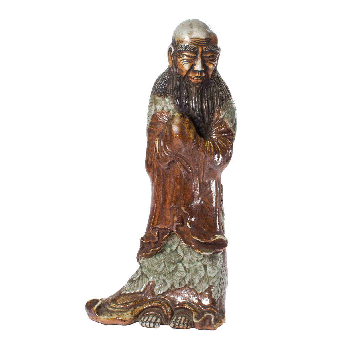 Republic Period | A Chinese glazed figure of a sage | MutualArt
