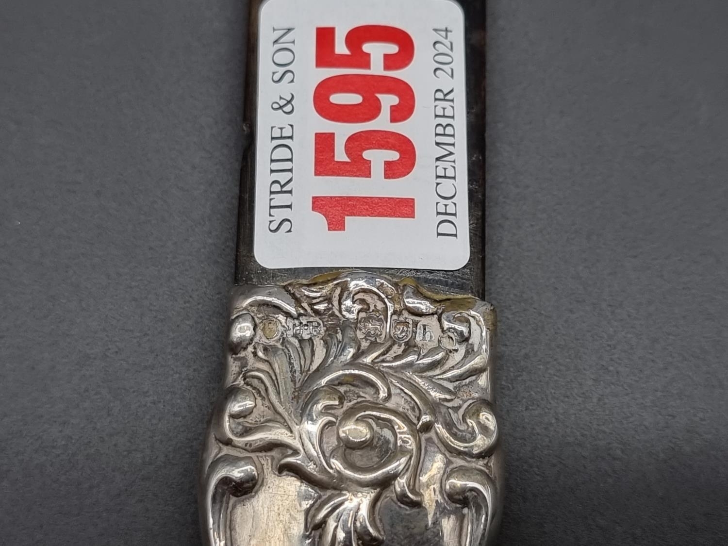 Page Turner | A silver and tortoiseshell page turner | MutualArt