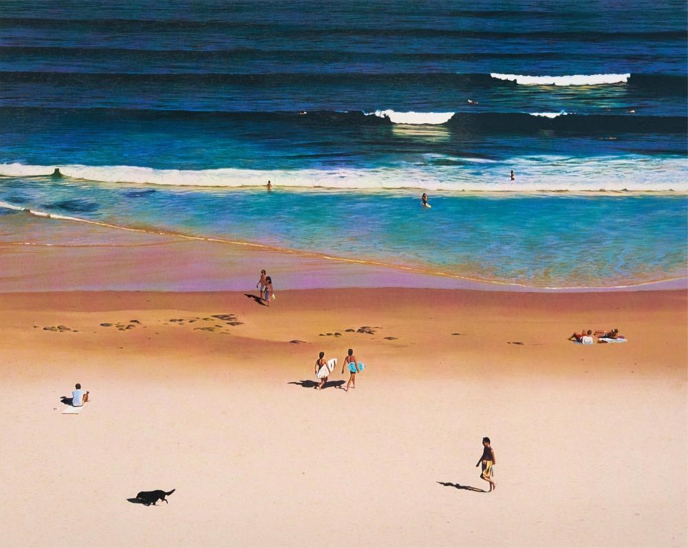 John Earle | Bathers Near the Cliff | MutualArt