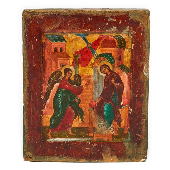 Russian School, 19th Century | Ikon - Bebudelsen | MutualArt